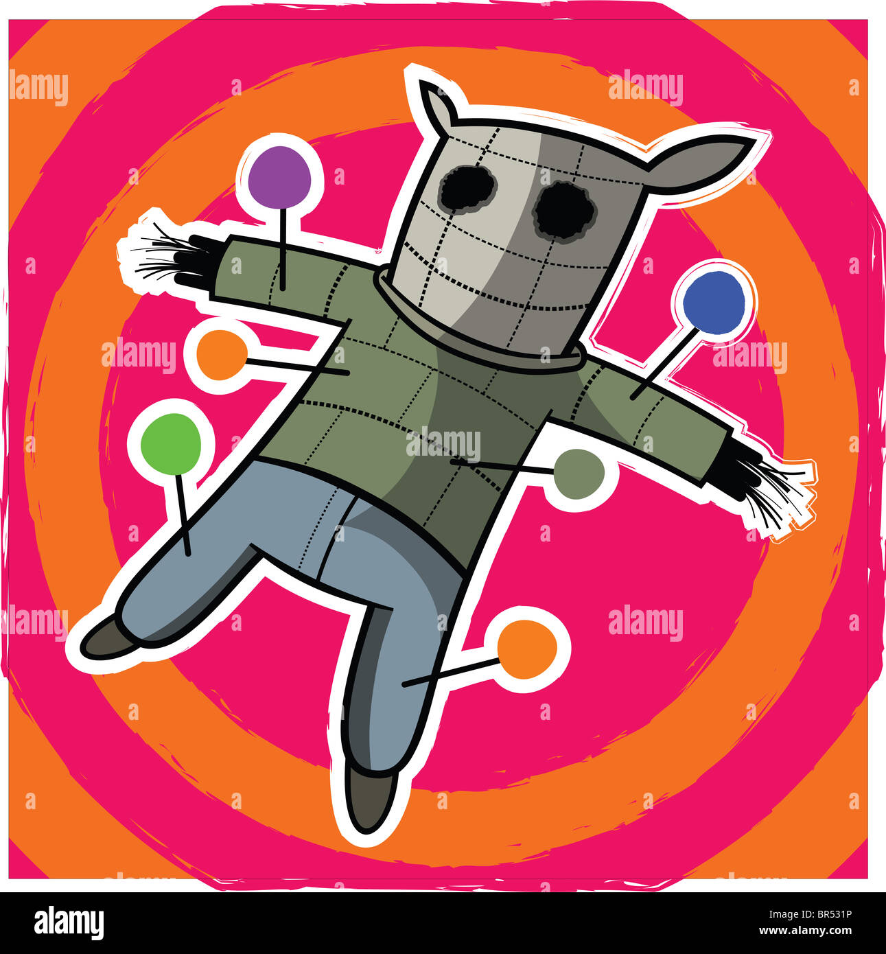 Voodoo Doll With Pins Stock Photos & Voodoo Doll With Pins Stock Images ...