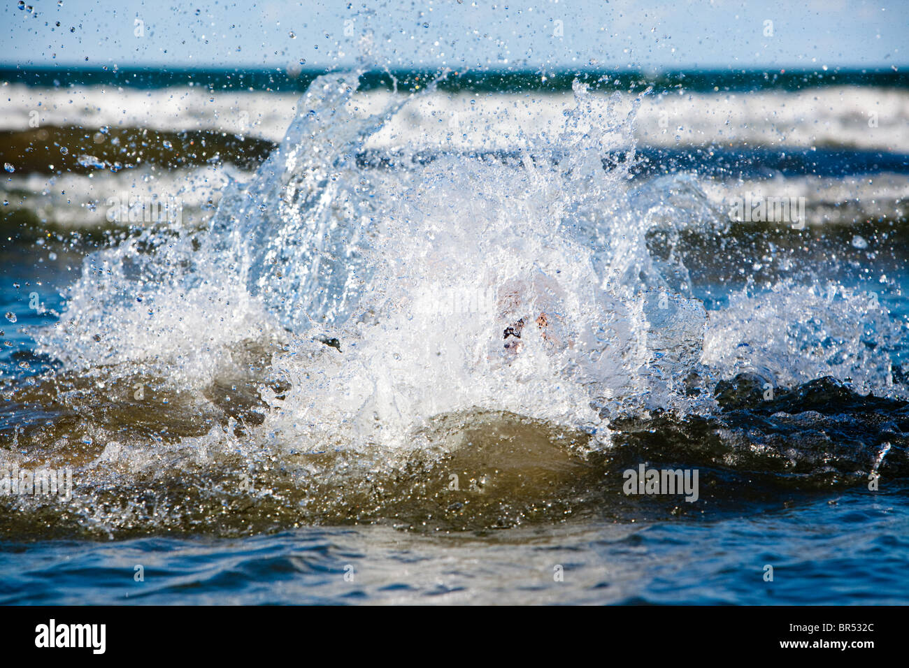 High splashing sea water hi-res stock photography and images - Alamy