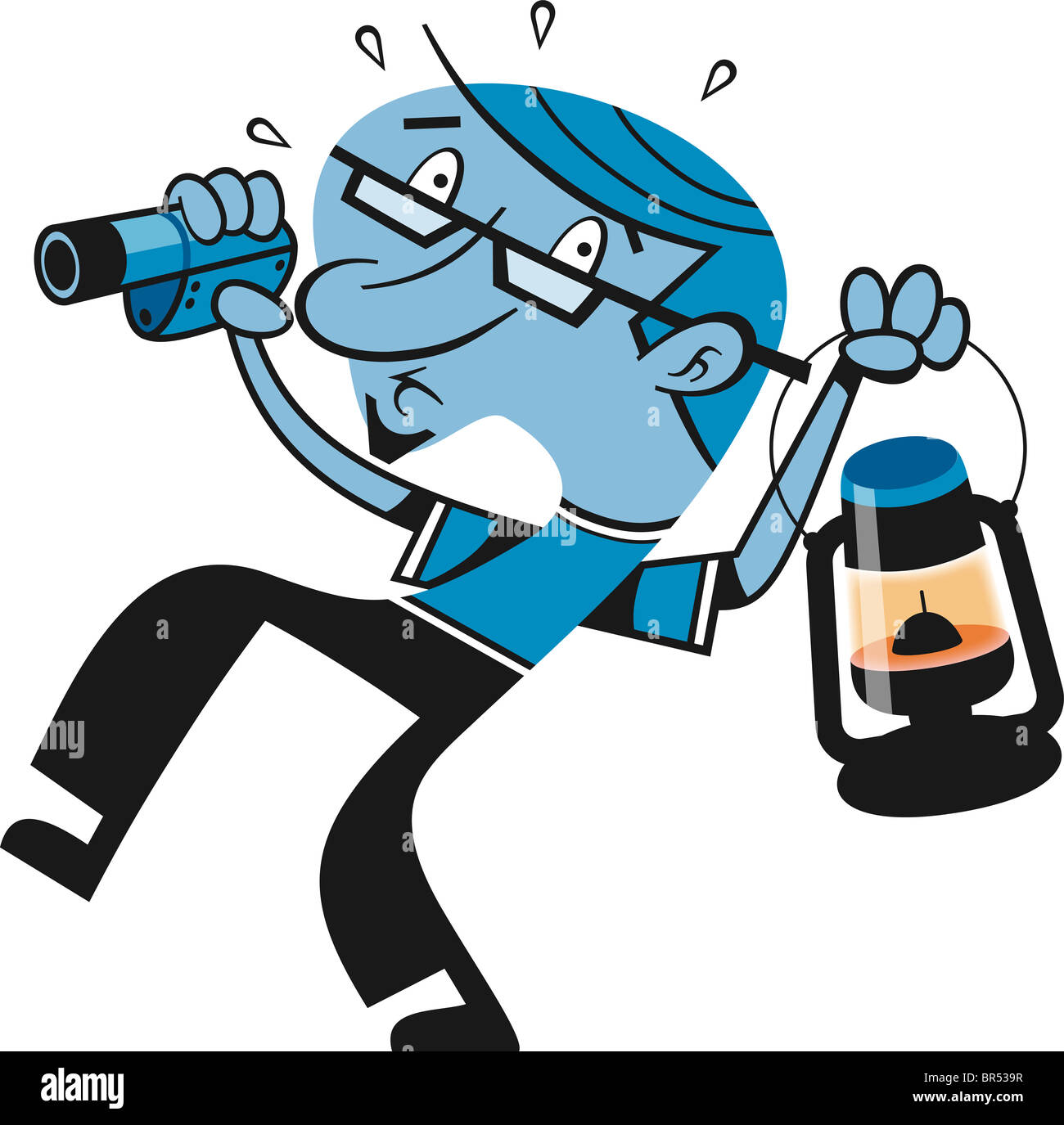 Drawing of a surveillance camera hi-res stock photography and images ...