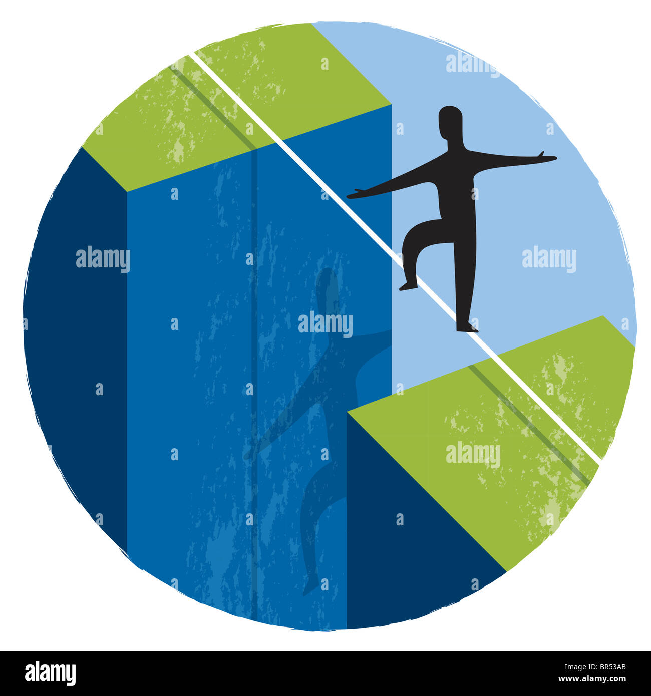 Walking a tight rope hi-res stock photography and images - Alamy