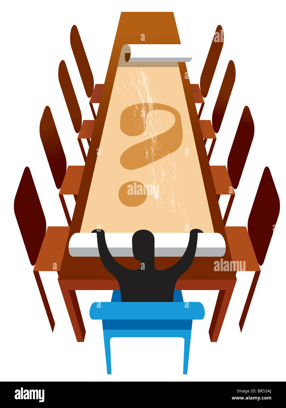 Conference Question Mark Cut Out Stock Images & Pictures - Alamy