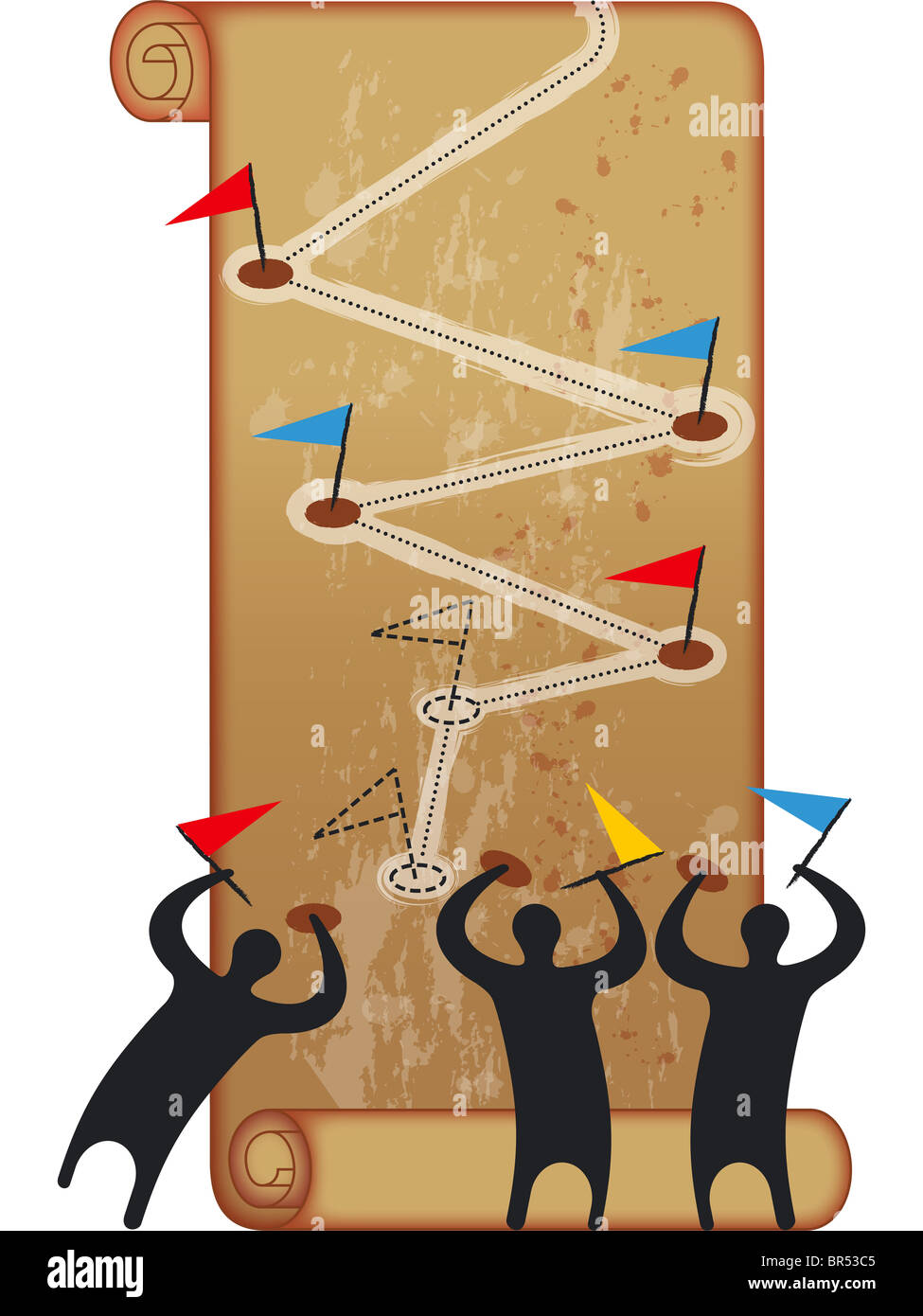 Paper Scroll Drawing High Resolution Stock Photography and Images - Alamy