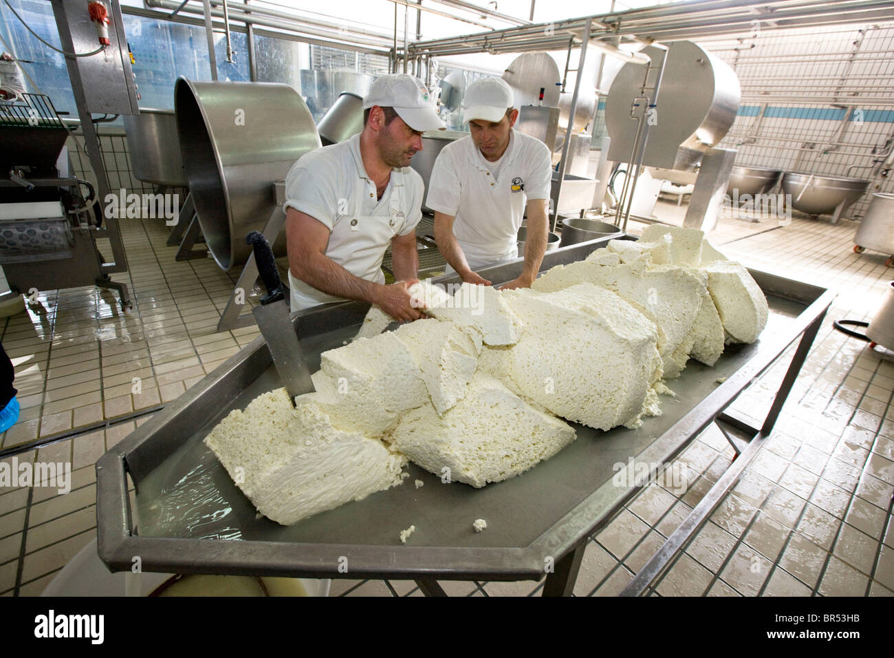 Making buffalo mozzarella hi-res stock photography and images - Alamy