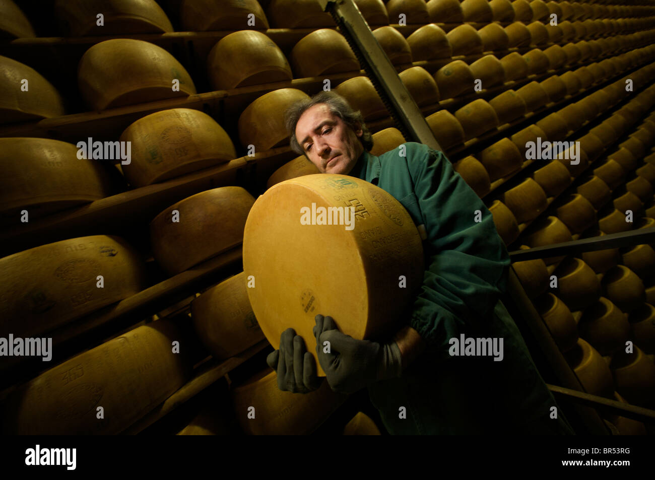 Parmesan wheel bank hi-res stock photography and images - Alamy