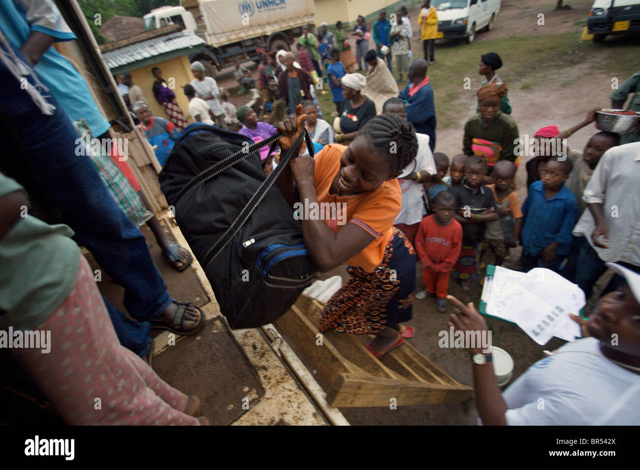 Liberian refugees return home Stock Photo - Alamy