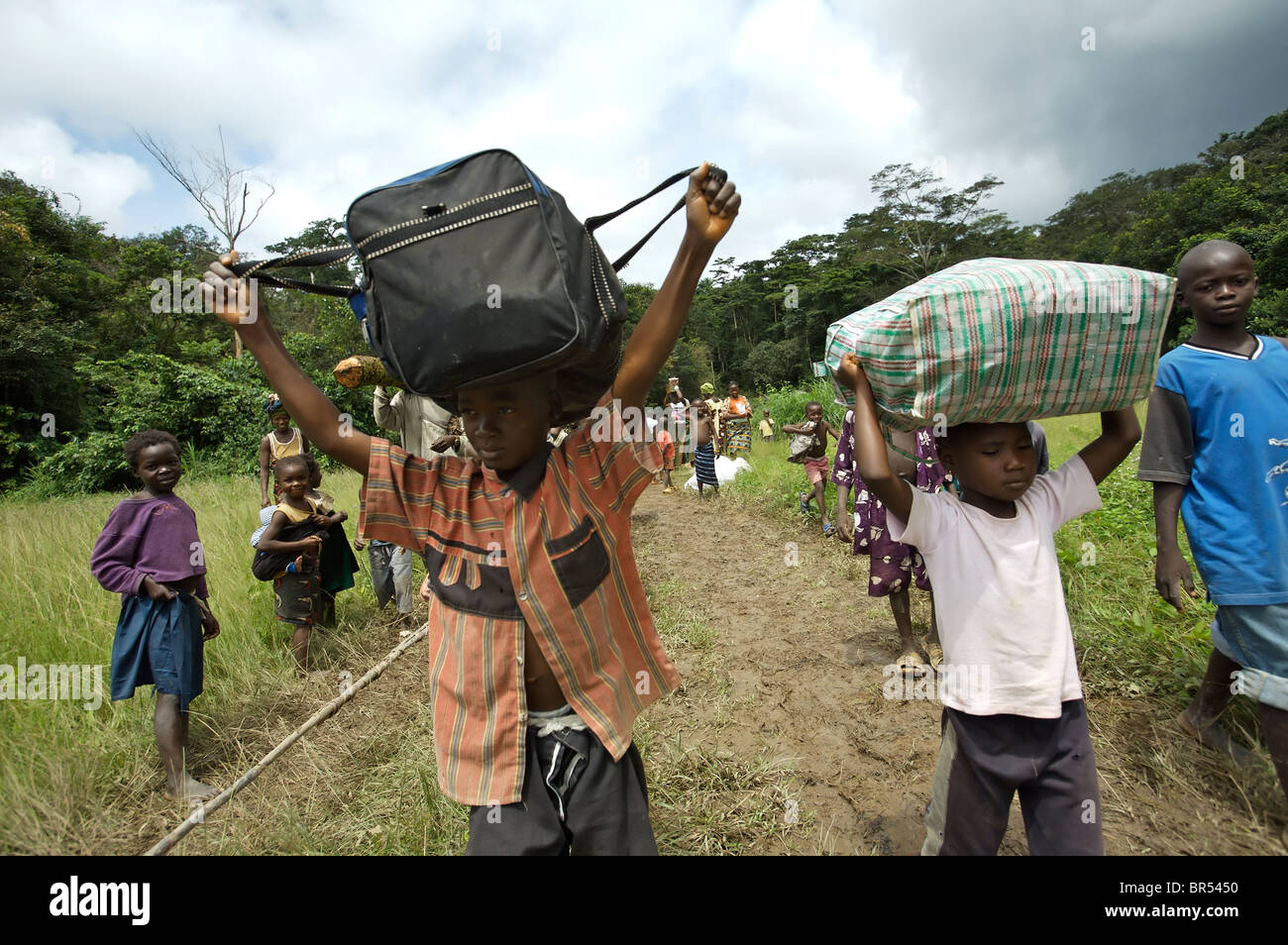 Liberia refugees hi-res stock photography and images - Alamy