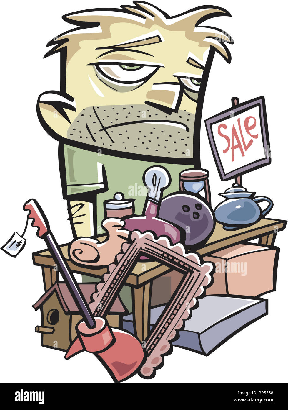 Cartoon Poor Man Stock Photos & Cartoon Poor Man Stock Images - Alamy