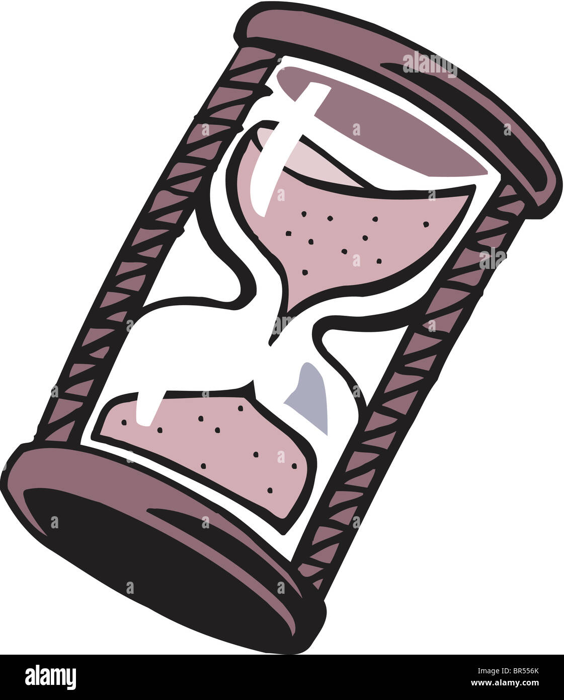 Drawing of a sandglass hi-res stock photography and images - Alamy