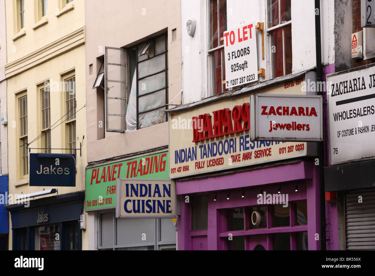 A Detail Of A Street View In Soho Showing Shop Signs Westminster a-detail-of-a-street-view-in-soho-showing-shop-signs-westminster