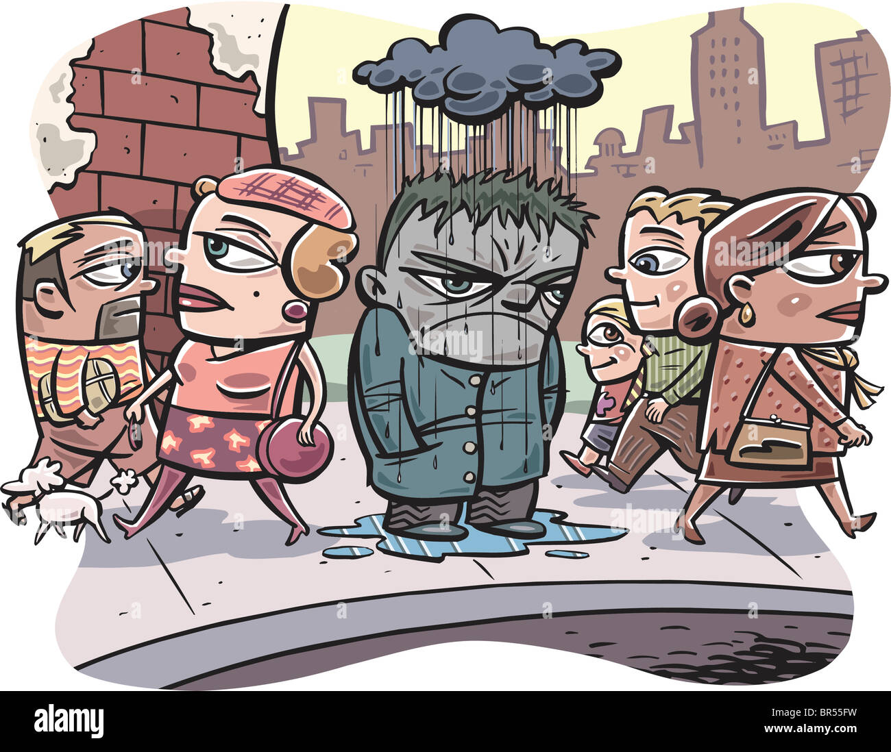 Cartoon Grumpy Man High Resolution Stock Photography and Images - Alamy