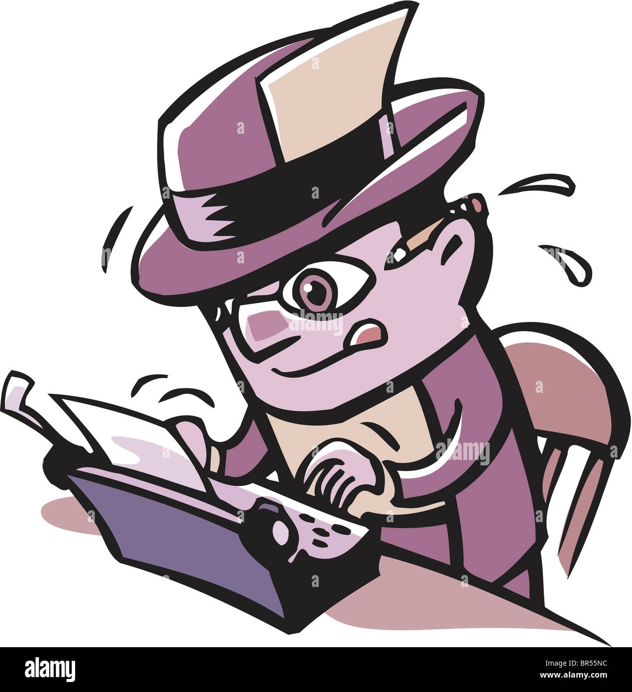 Cartoon typewriter hi-res stock photography and images - Alamy