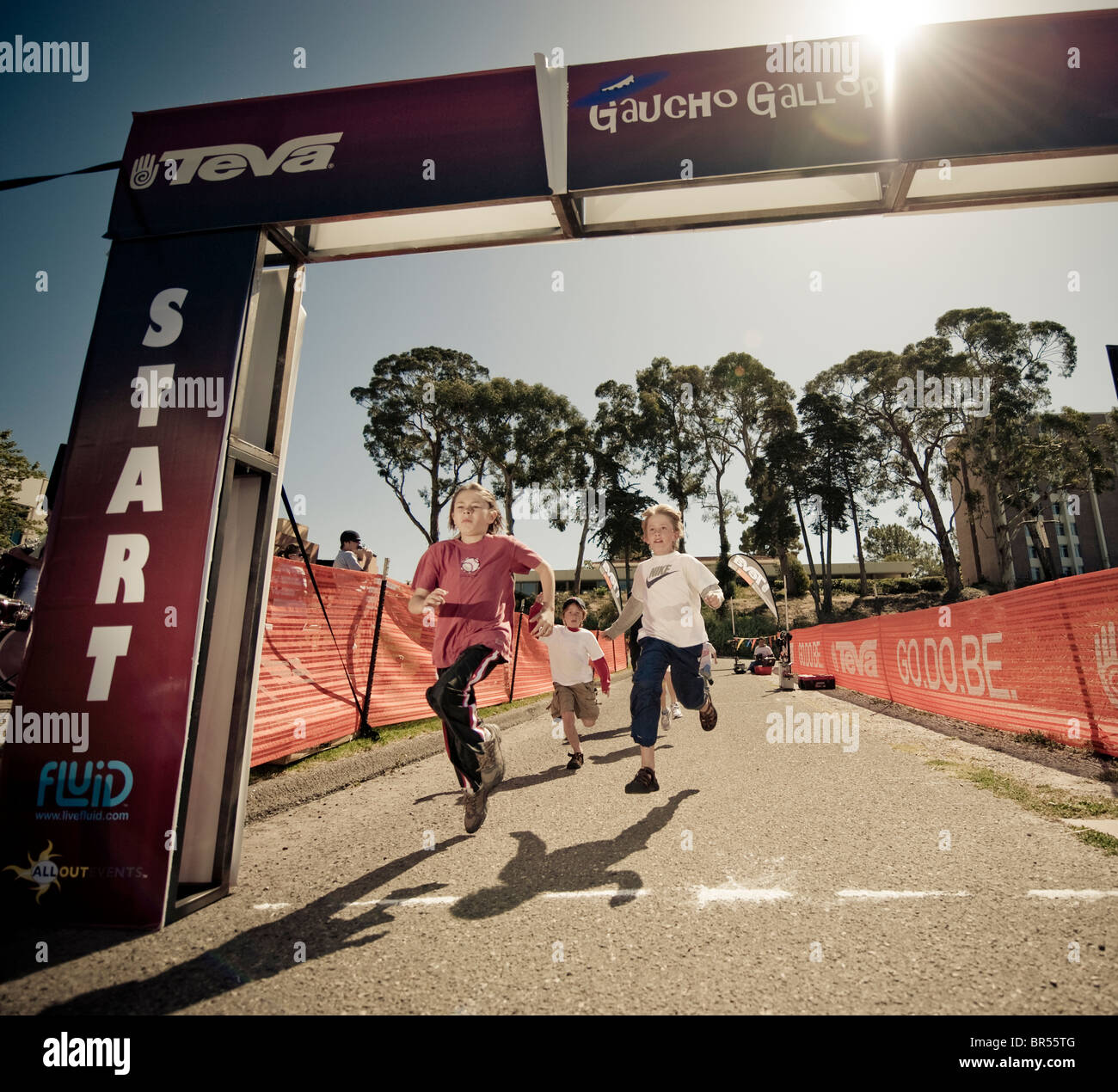 Runners in a 2009 race in Santa Barbara Stock Photo - Alamy