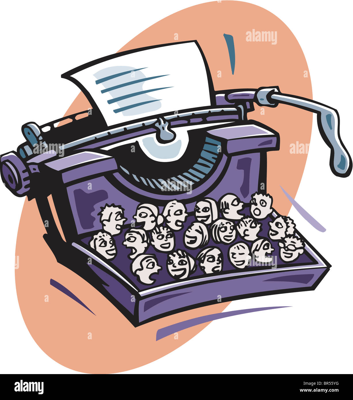 Drawing typewriter hi-res stock photography and images - Alamy