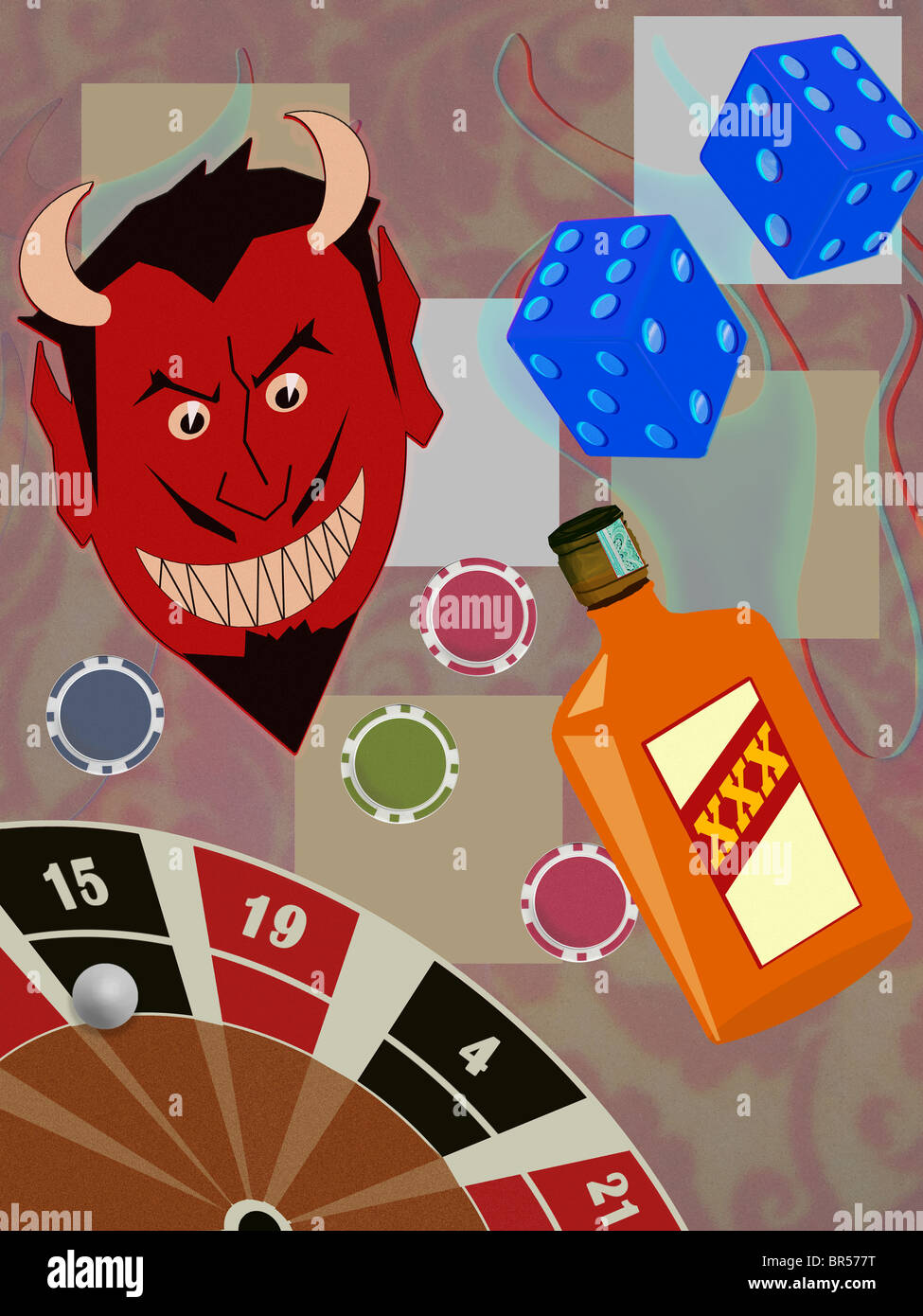 Alcohol and devil hi-res stock photography and images - Alamy
