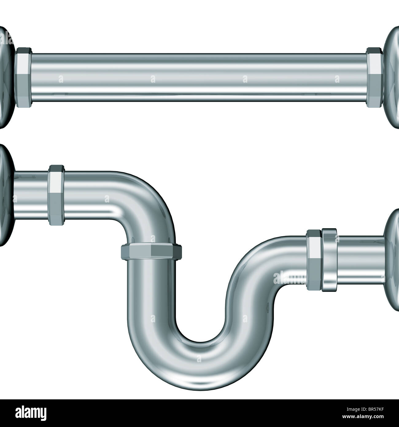 pipes elbow wc Stock Photo - Alamy