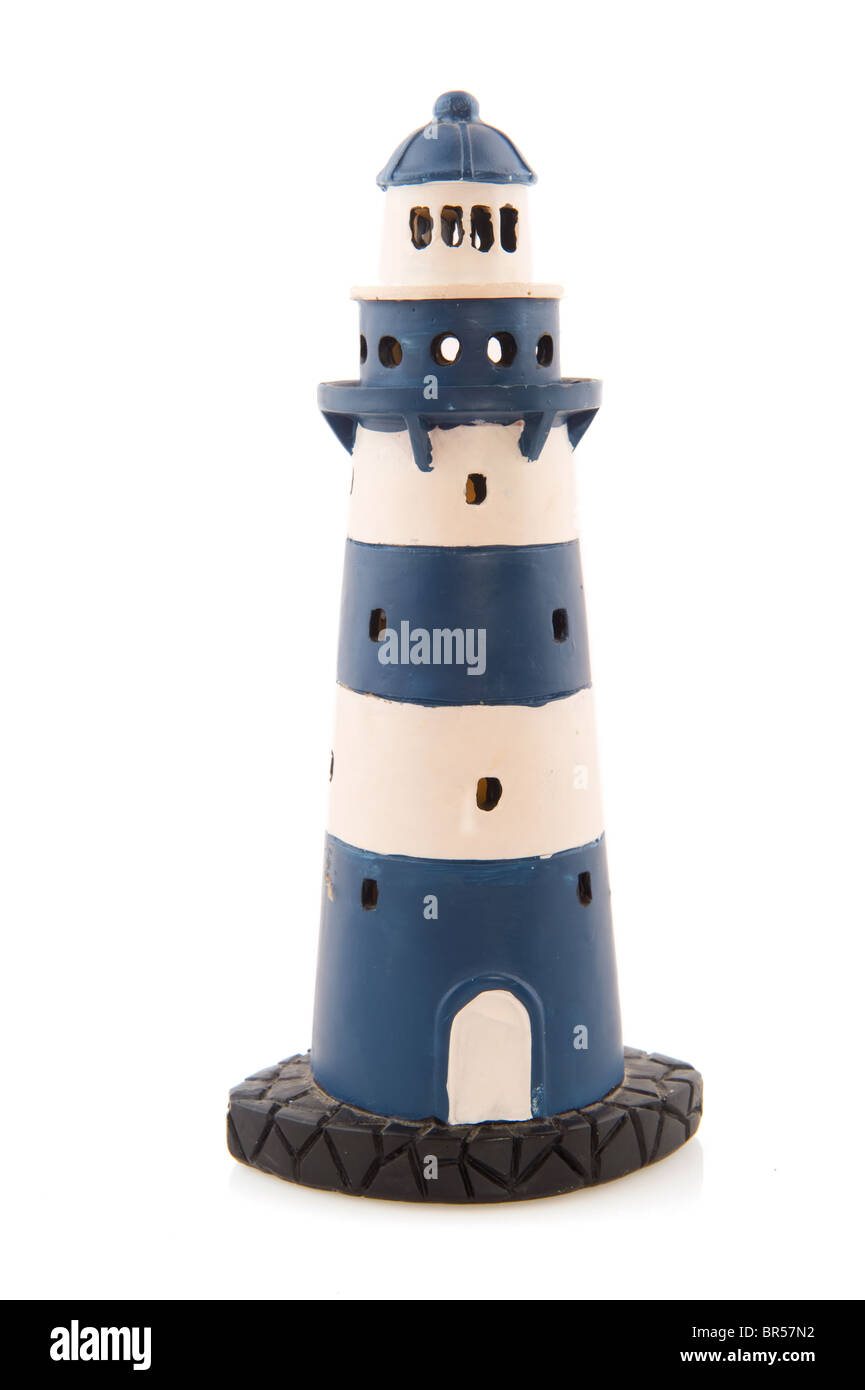 Blue Striped Lighthouses