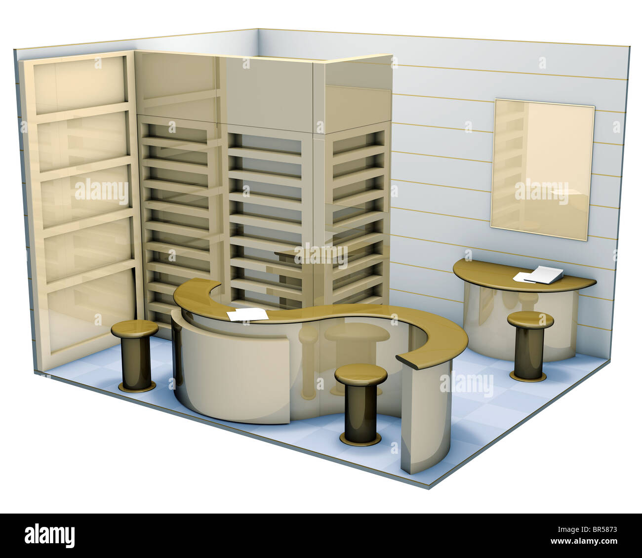 gold stand exhibition Stock Photo - Alamy