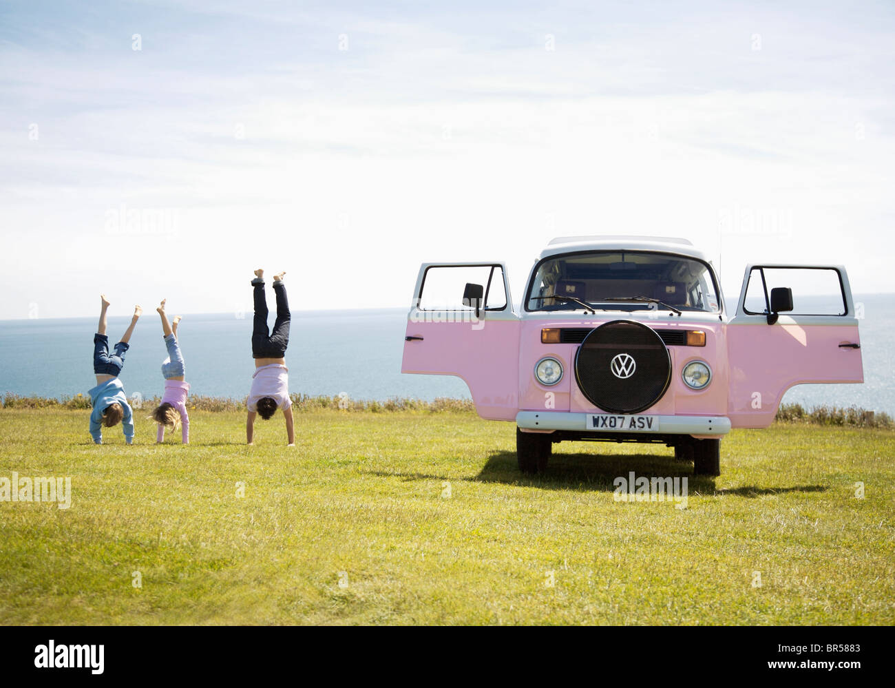 Handstand Child High Resolution Stock Photography and Images - Alamy