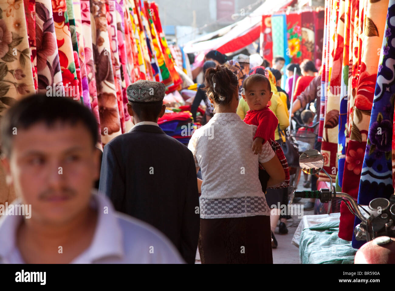Bazaar in Turpan Xinjiang China Stock Photo - Alamy