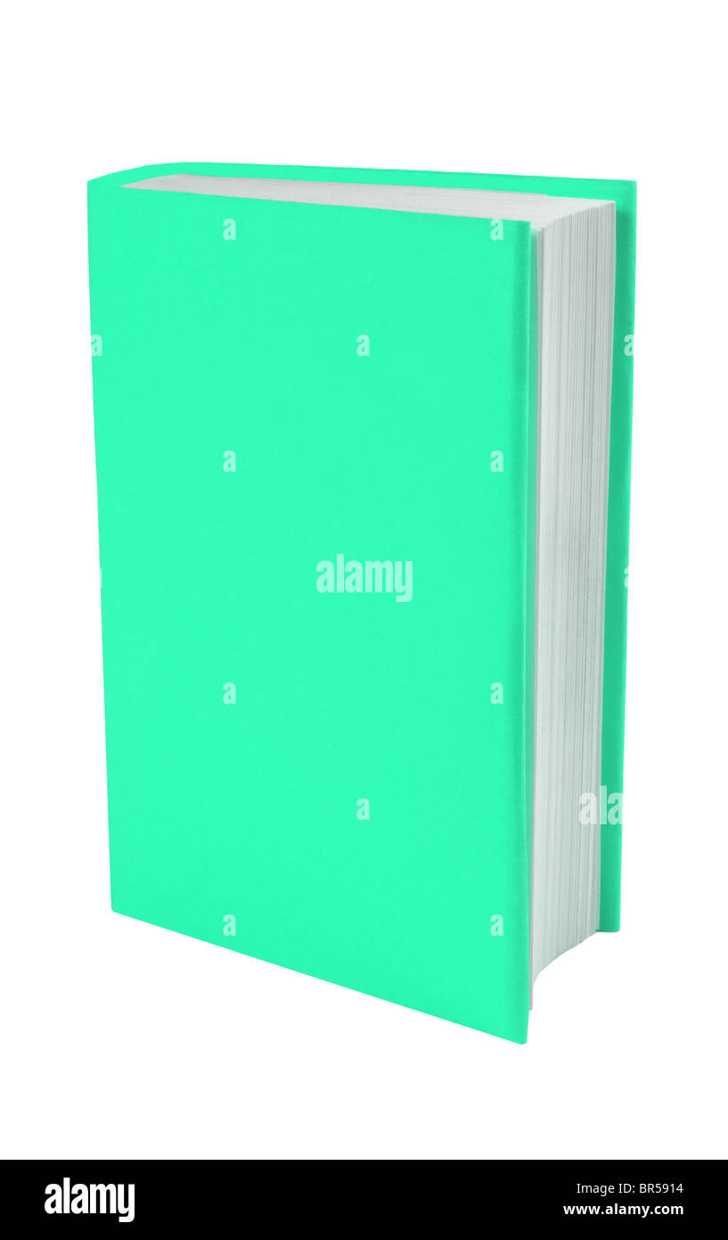 Book with turquoise green cover Stock Photo - Alamy