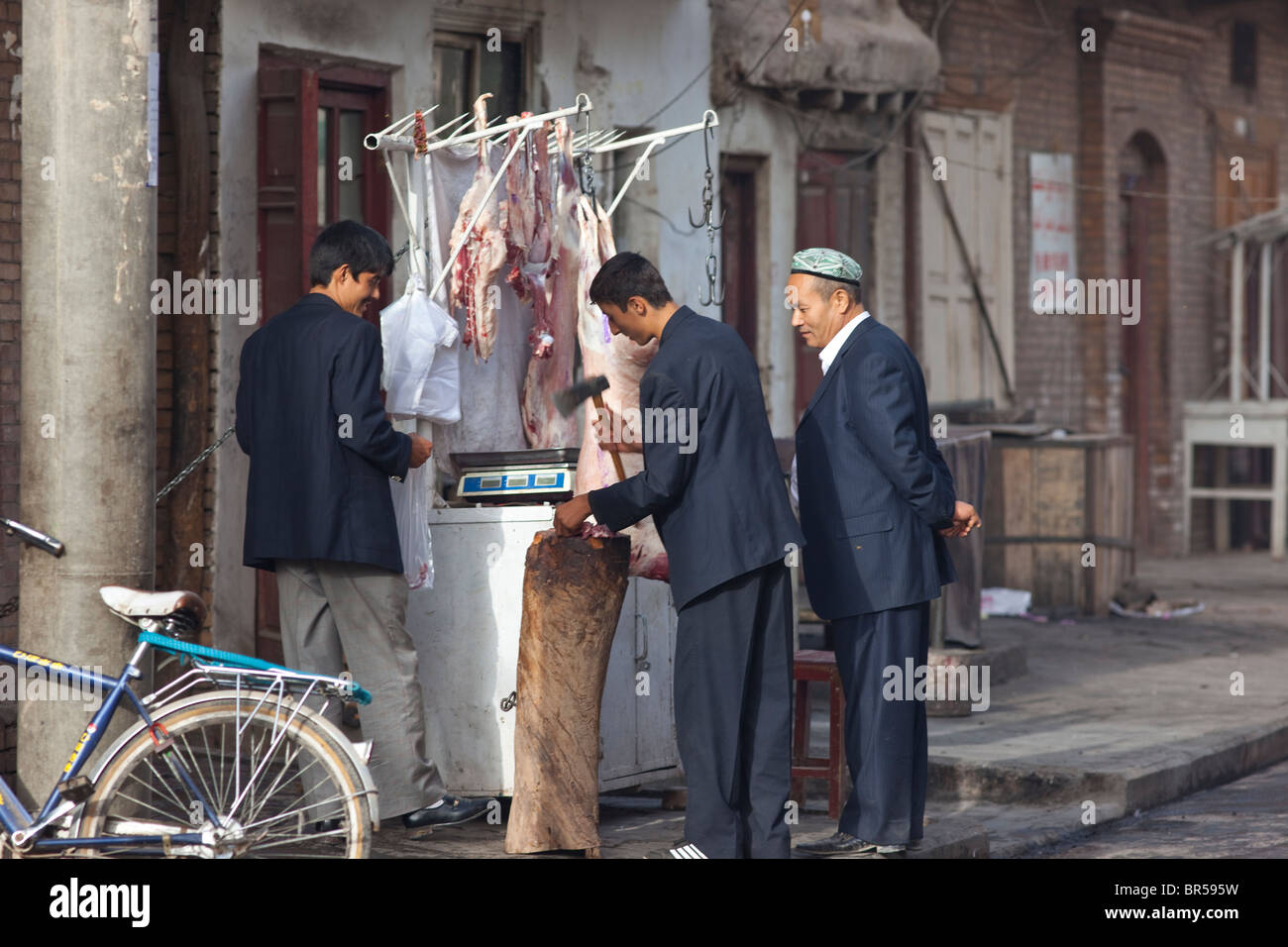 Chines butcher hi-res stock photography and images - Alamy