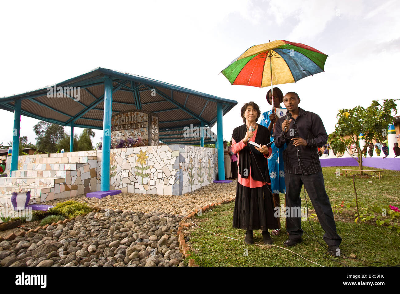 During memorial dedication in hi-res stock photography and images - Alamy