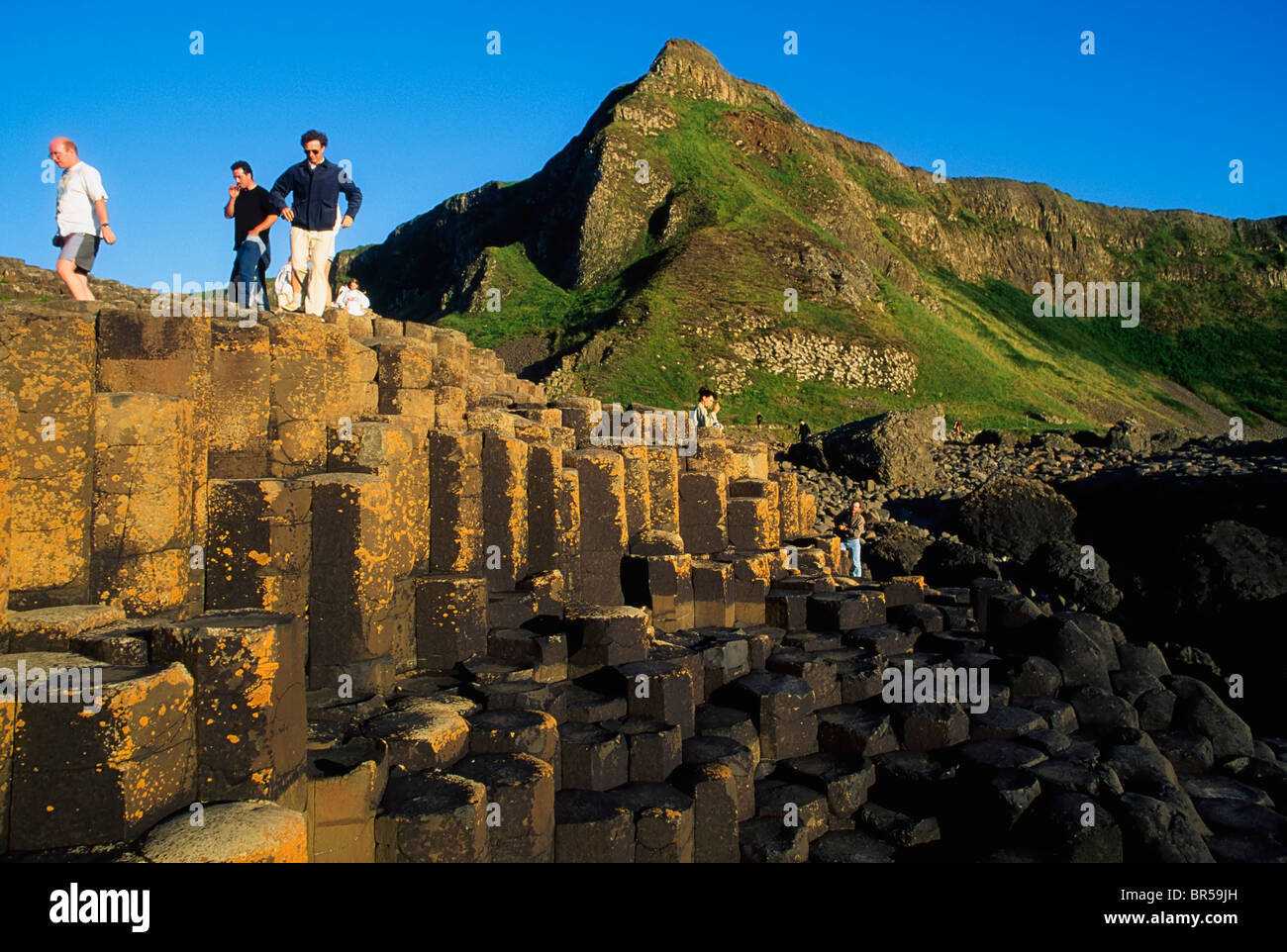 The Giant's Causeway, Co Antrim, Northern Ireland, Finn Mccool's Chair ...