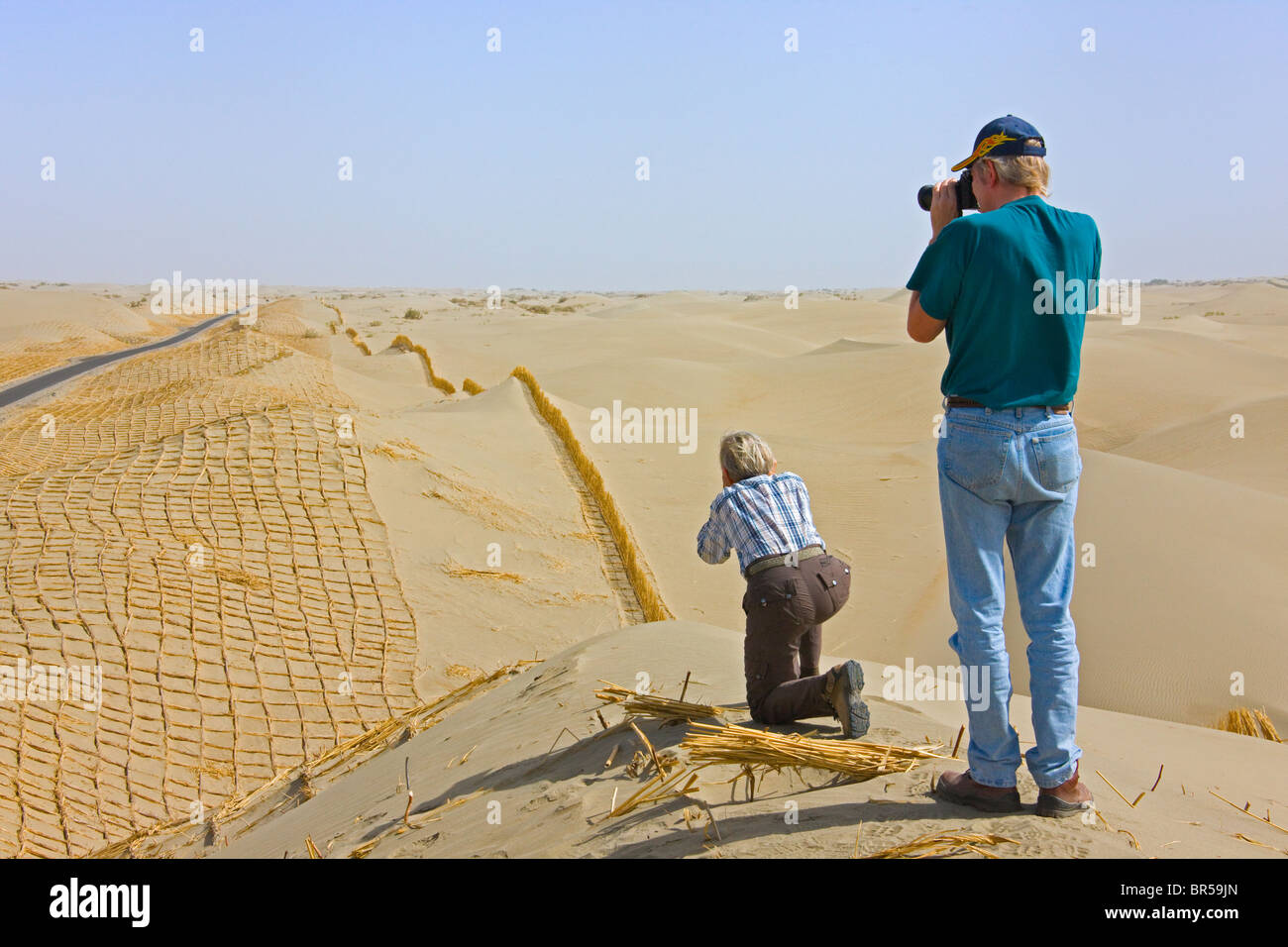 Sand dune desertification hi-res stock photography and images - Alamy