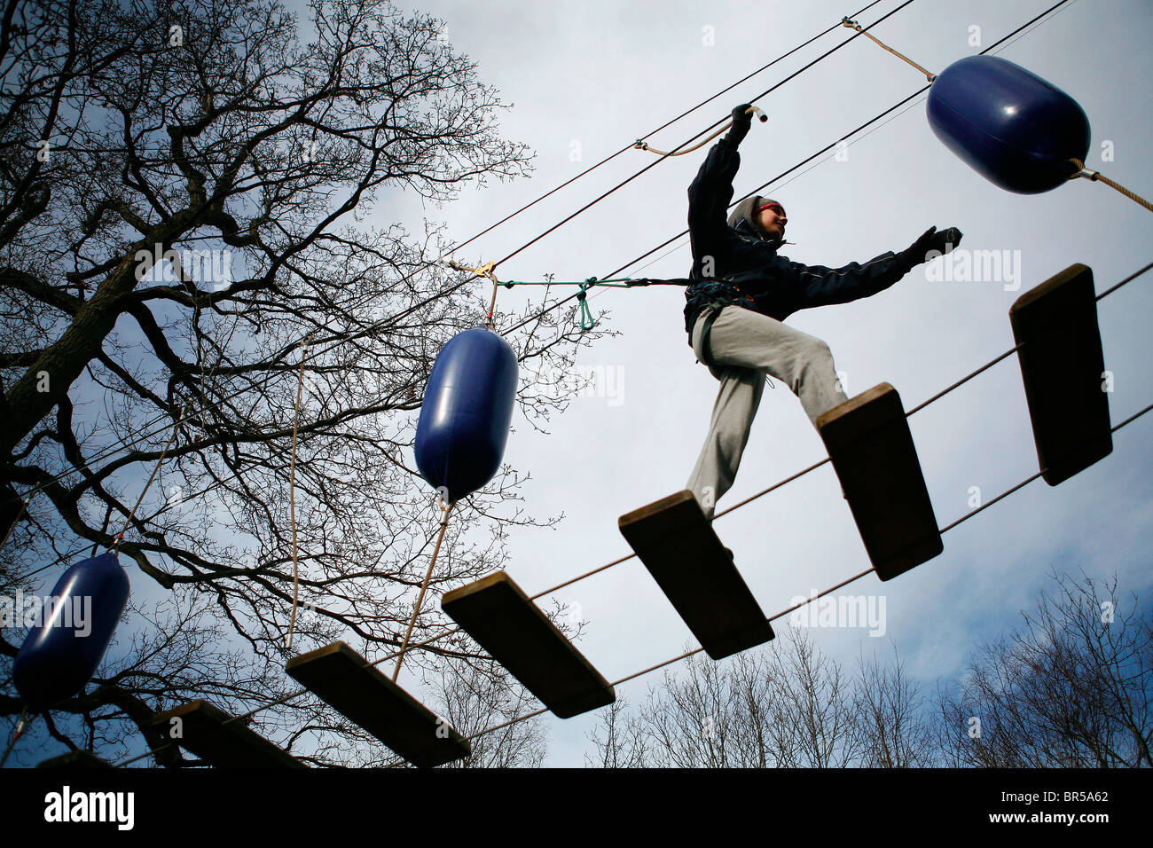 Low Ropes Course Stock Photos & Low Ropes Course Stock Images - Alamy