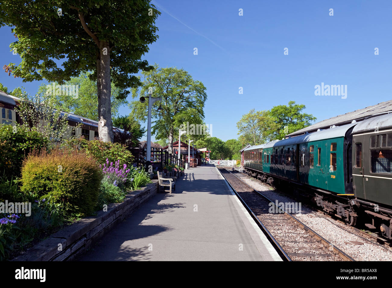 Tenterden Station on the Kent & East Sussex preserved Steam Railway ...