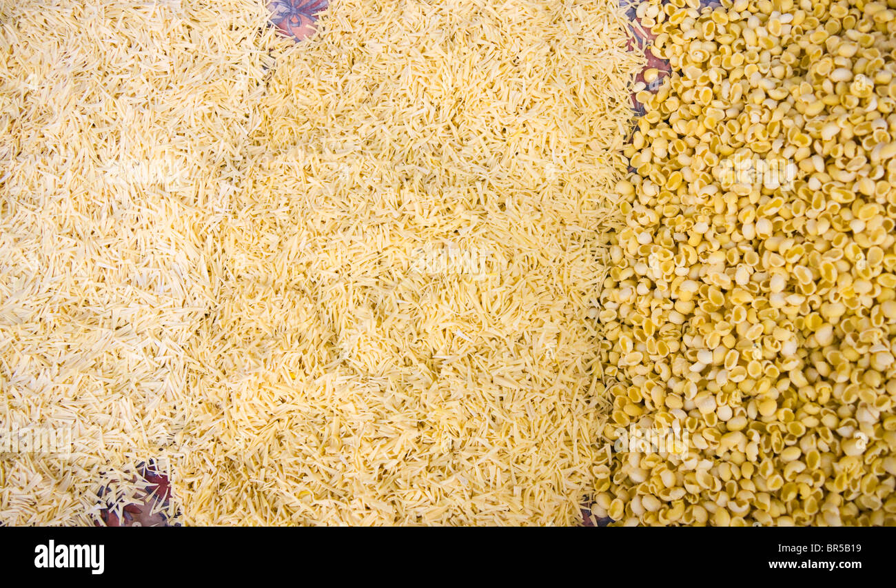 Cat ear, dough made food, Kashgar, Xinjiang, China Stock Photo - Alamy