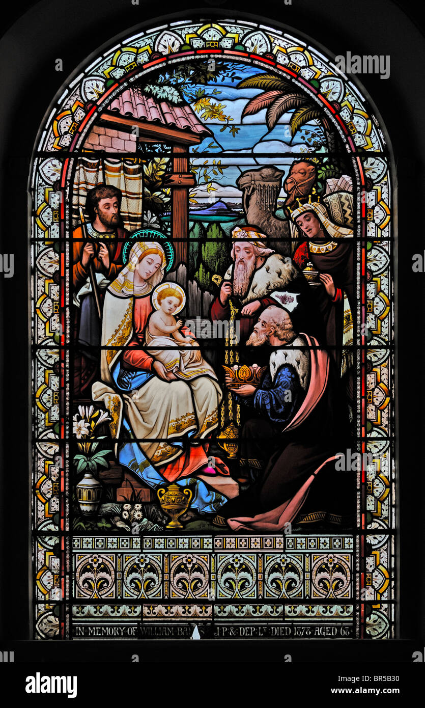 "Adoration of the Magi", window. Church of Saint Mary the Virgin ...