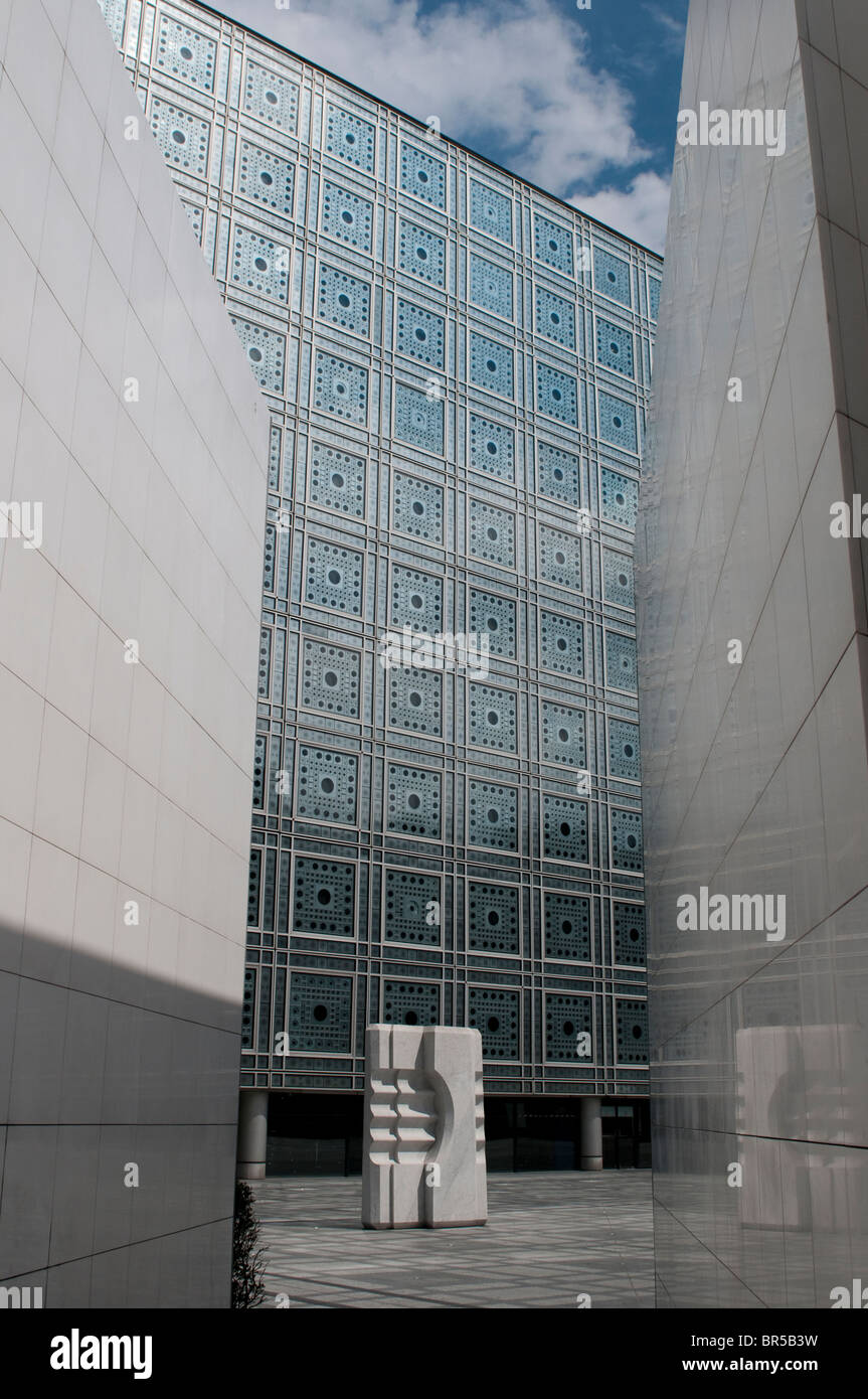Institut du Monde Arabe, Arab World Institute, Paris, France Stock ...