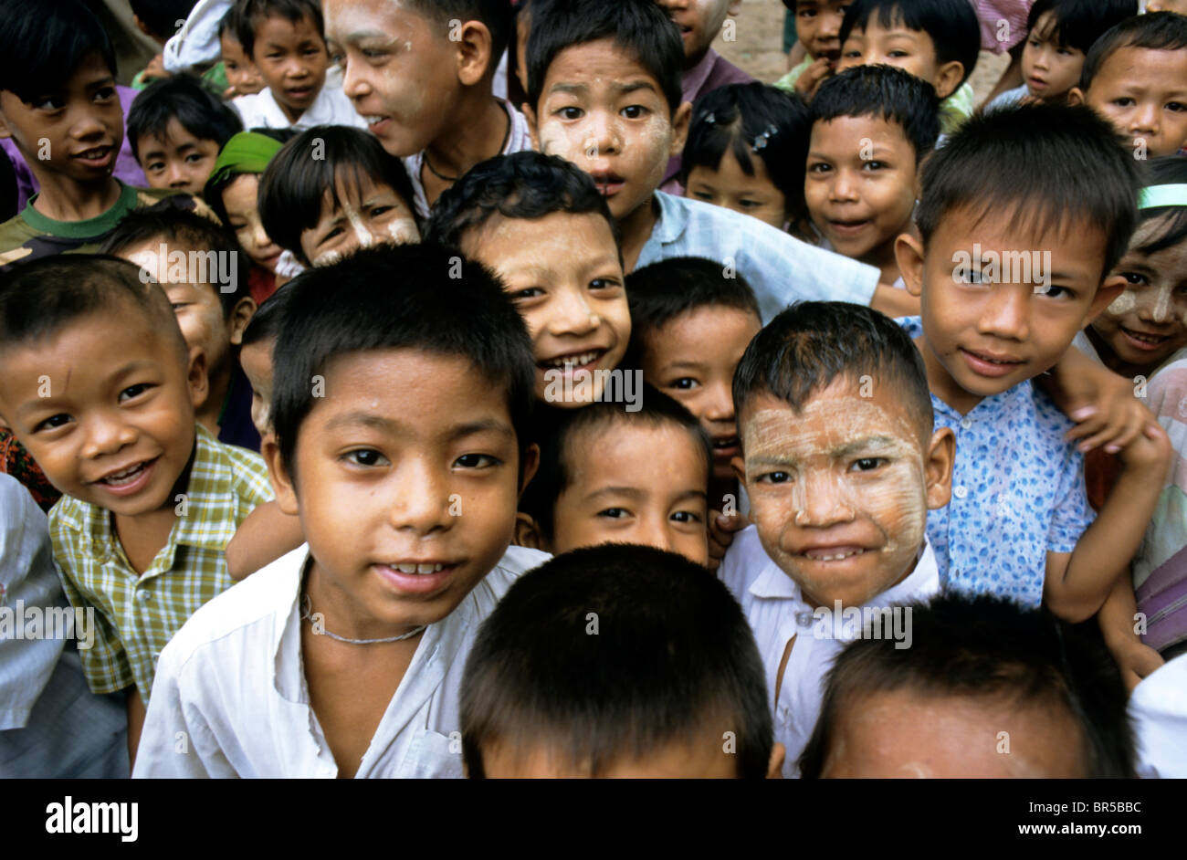 Young burmese kids, Burma, Myanmar, Asia Stock Photo - Alamy