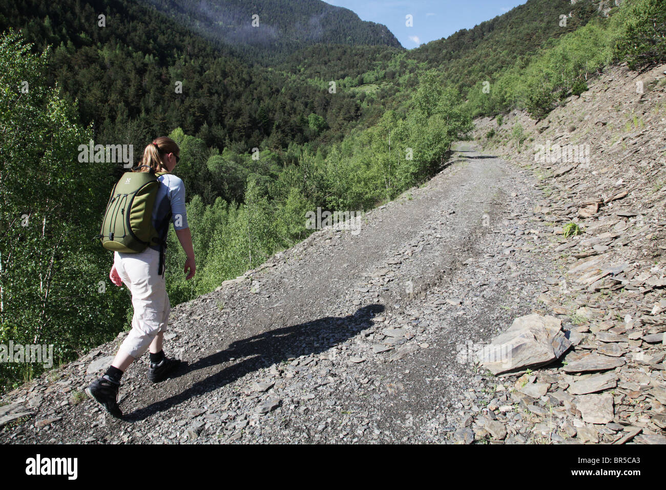 The traverse ascent from Espot to Estany Negre in Sant Maurici National ...
