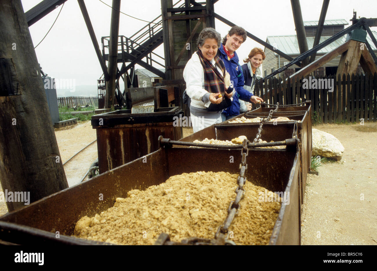 Ballarat Australia gold mine car cart museum show demonstrate history ...