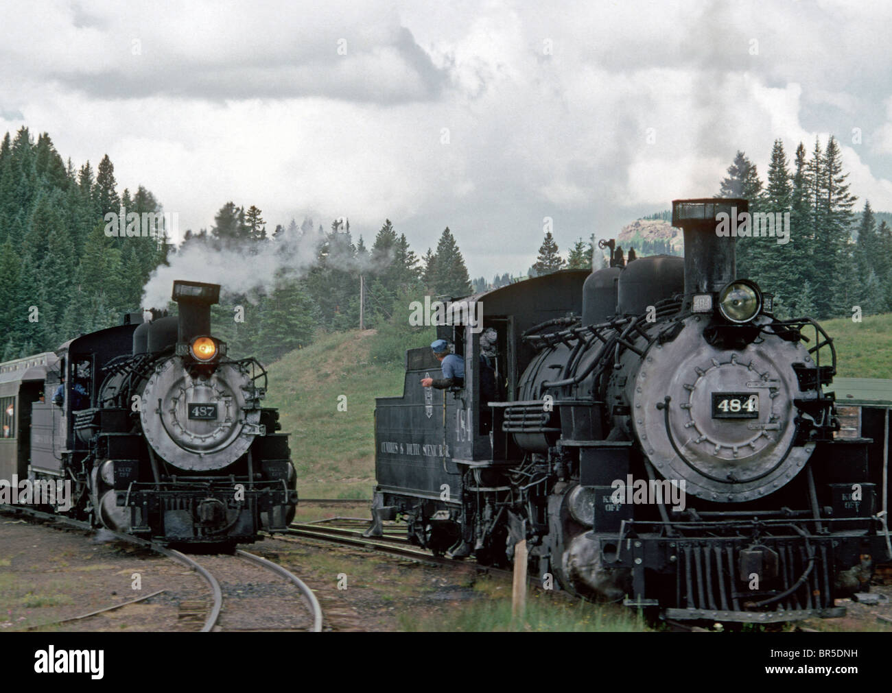 steam engine railroad locomotive Stock Photo - Alamy