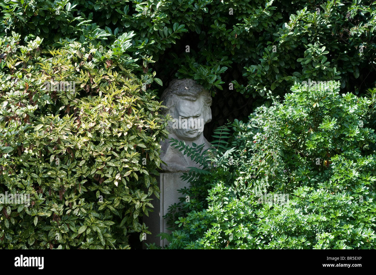 Balzac's sculpture in the garden of Balzac's House, Paris, France Stock ...