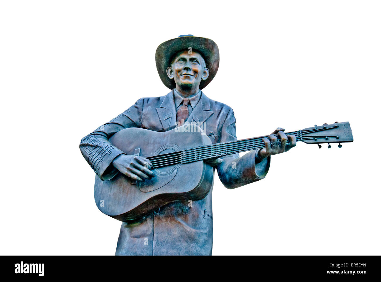 Hank Williams, country music legend, memorial statue (by Doug and ...