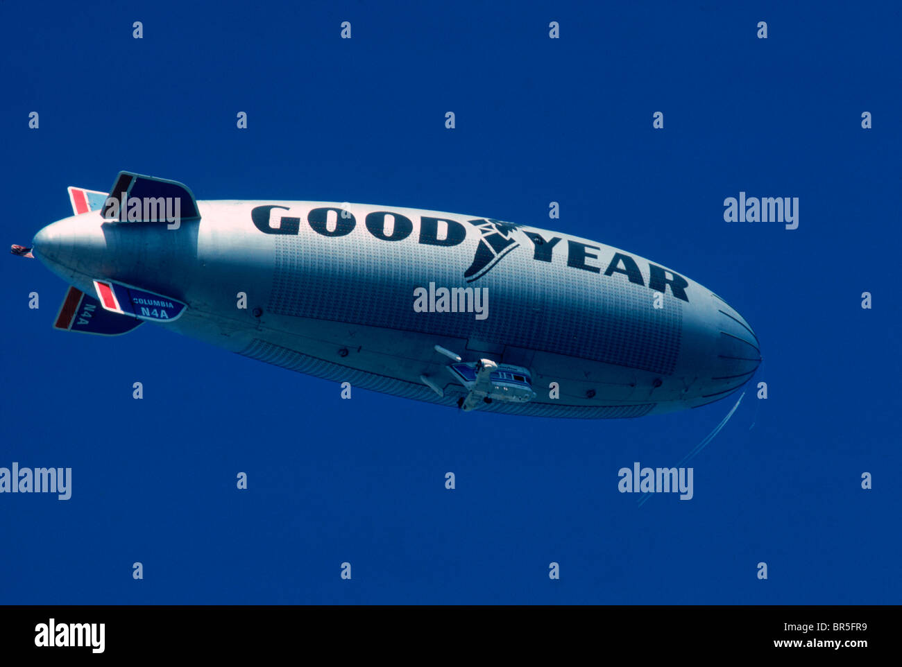 blimp air travel airplane Stock Photo - Alamy