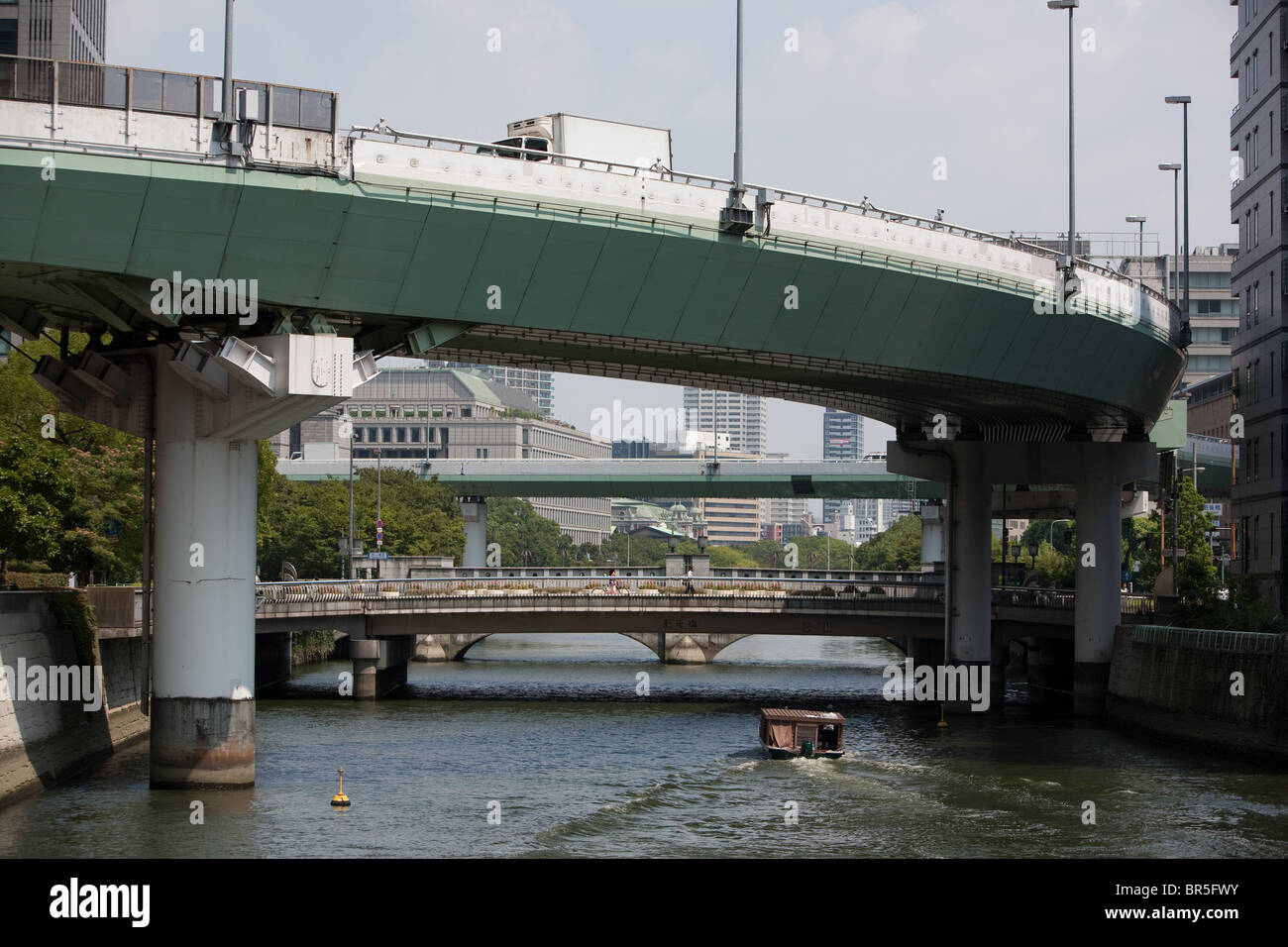 River in Dojima district of Osaka, Japan Stock Photo - Alamy