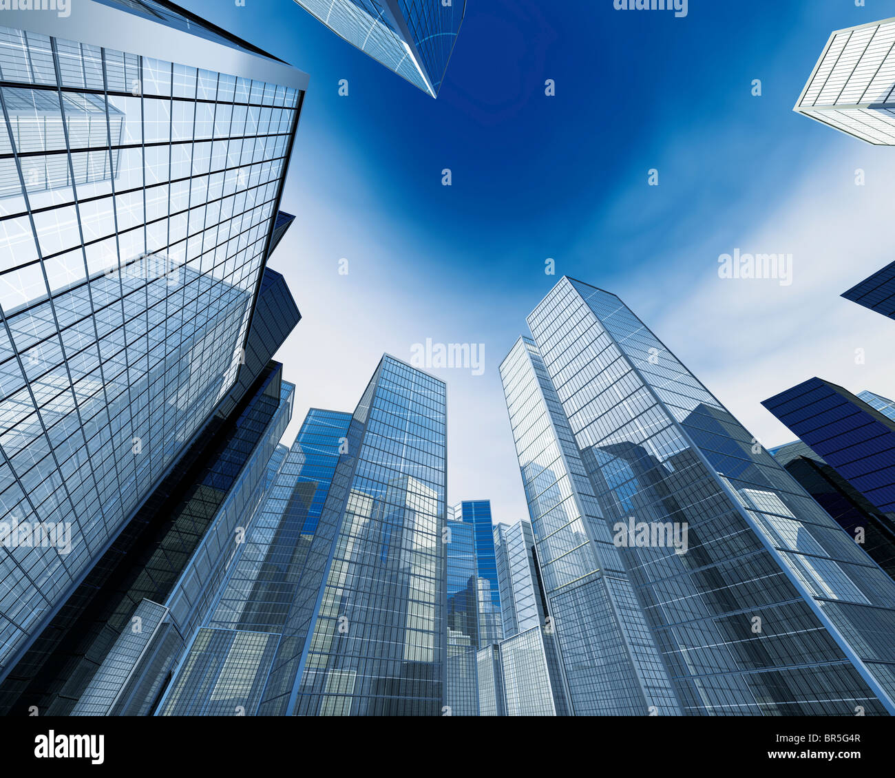 Modern building skyline Stock Photo - Alamy