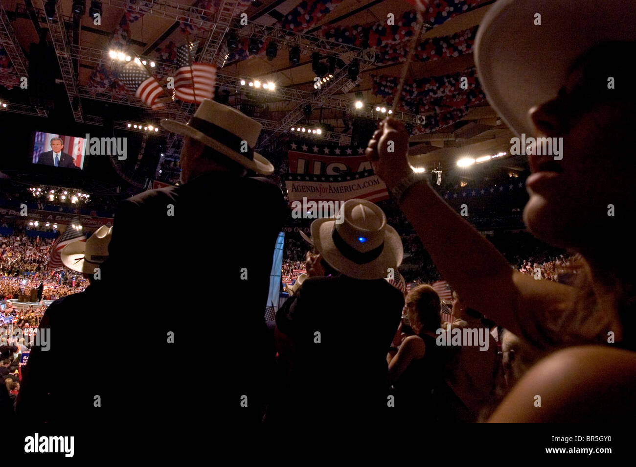 Republican National Convention 2004 in New York City Stock Photo - Alamy