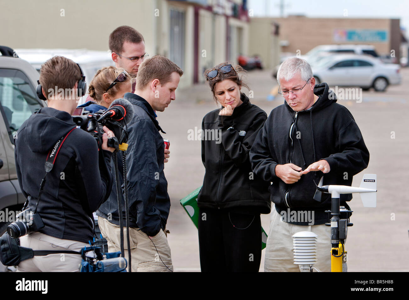Researcher Josh Wurman explains how one of his "tornado pods" works to ...