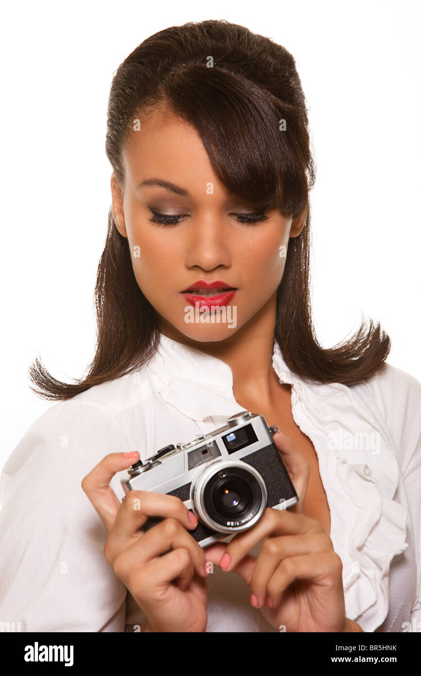 Camera 1960s taking picture hi-res stock photography and images - Alamy