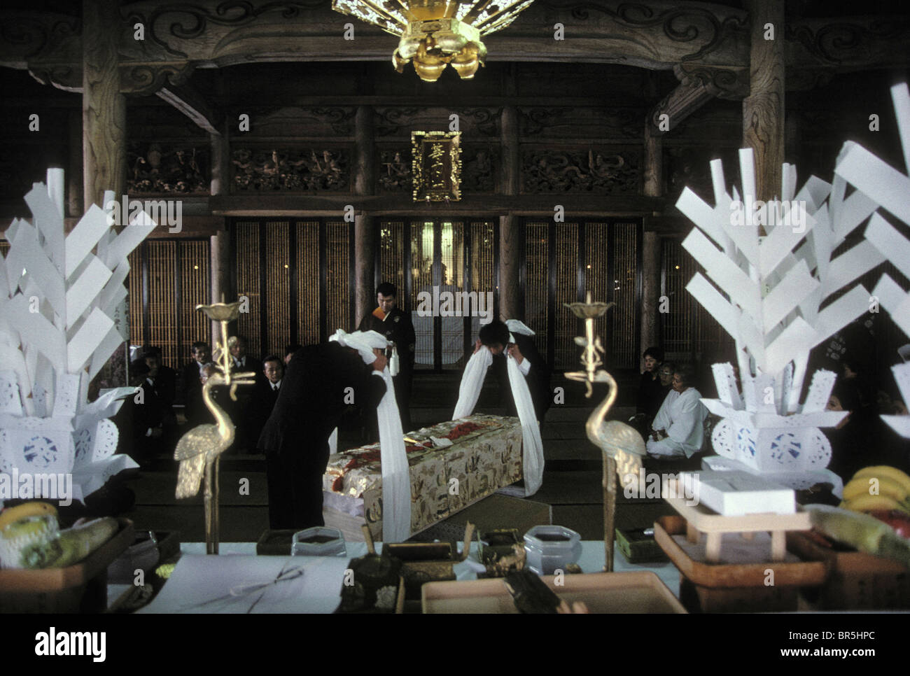 Buddist funeral service Nanao Japan Stock Photo - Alamy