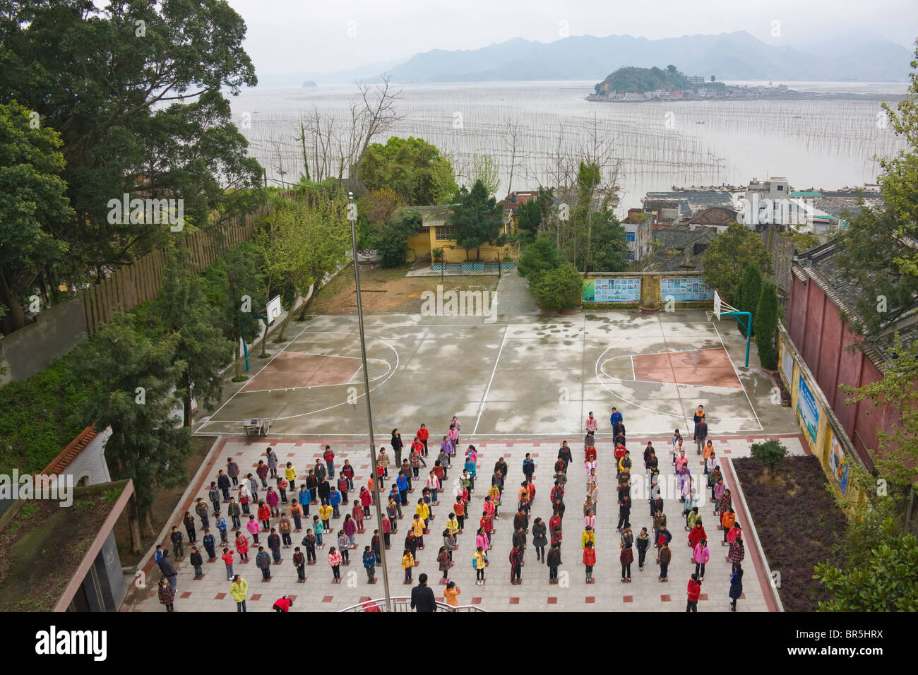 China students exercising hi-res stock photography and images - Alamy