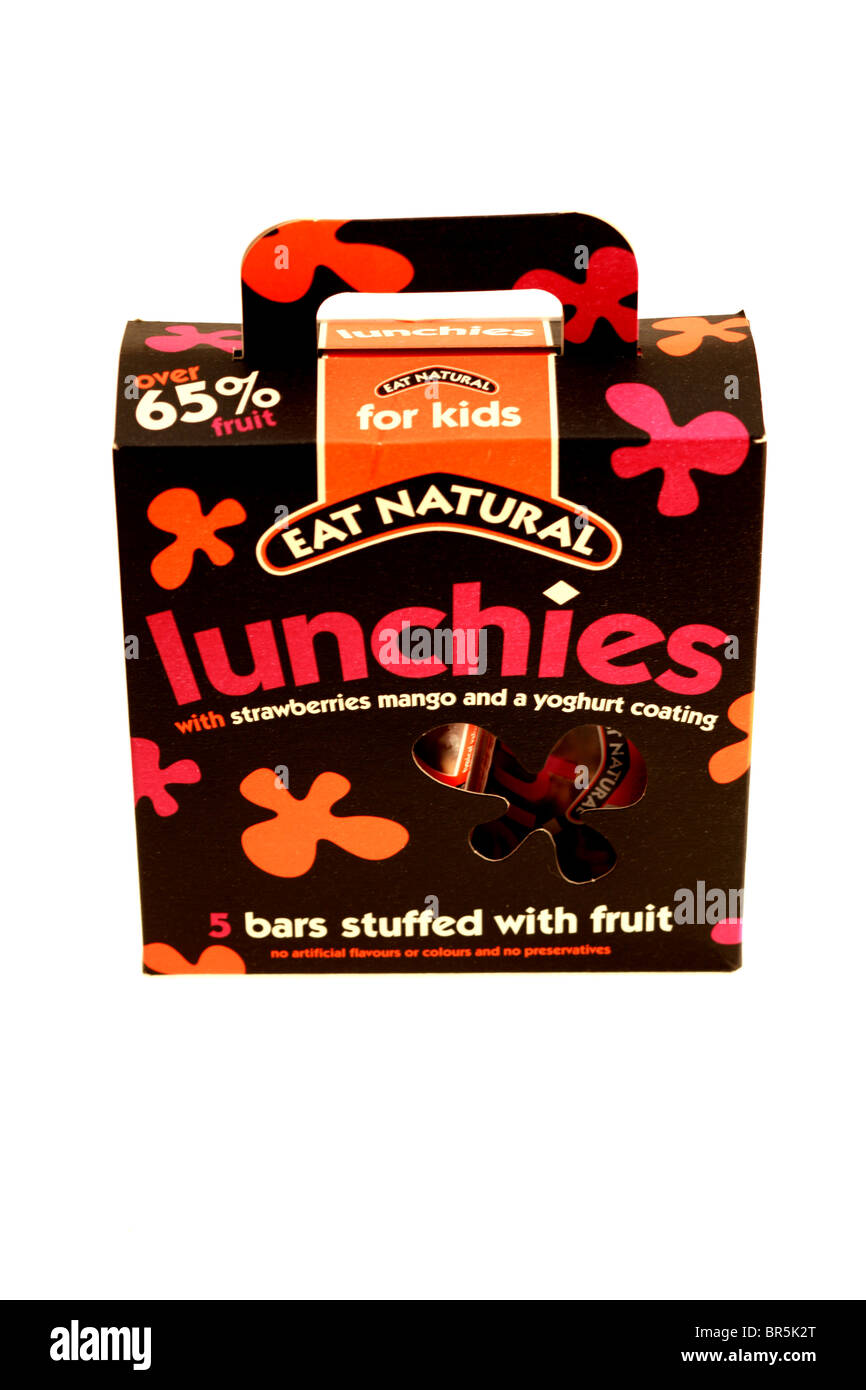 Eat Natural Lunchies Stock Photo - Alamy