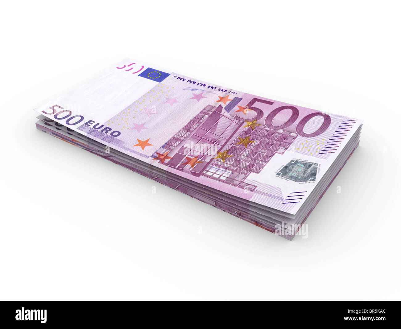 Stack of Euro Notes Stock Photo - Alamy
