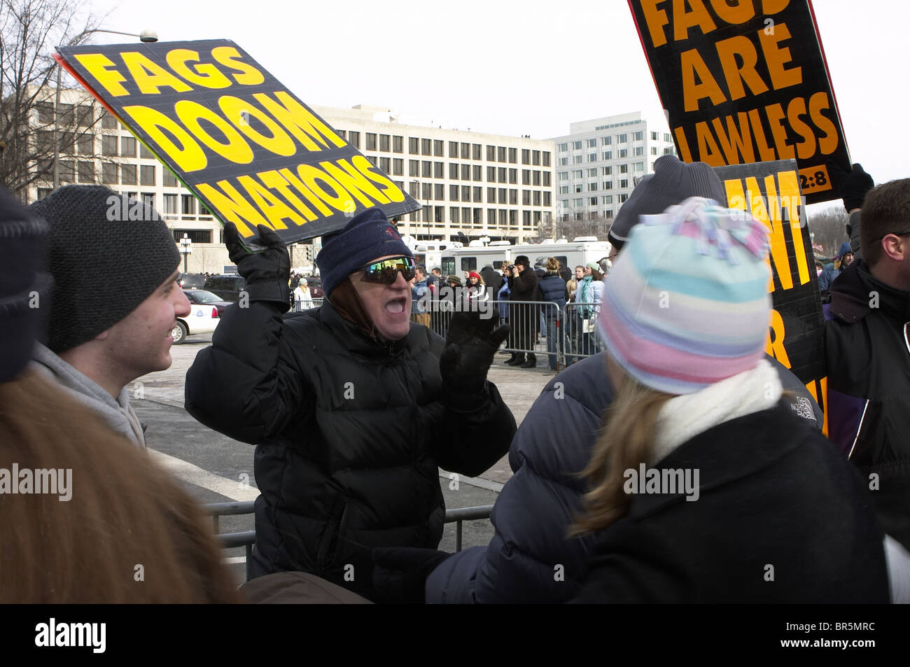 2005 Presidential Inauguration Demonstrations Stock Photo - Alamy